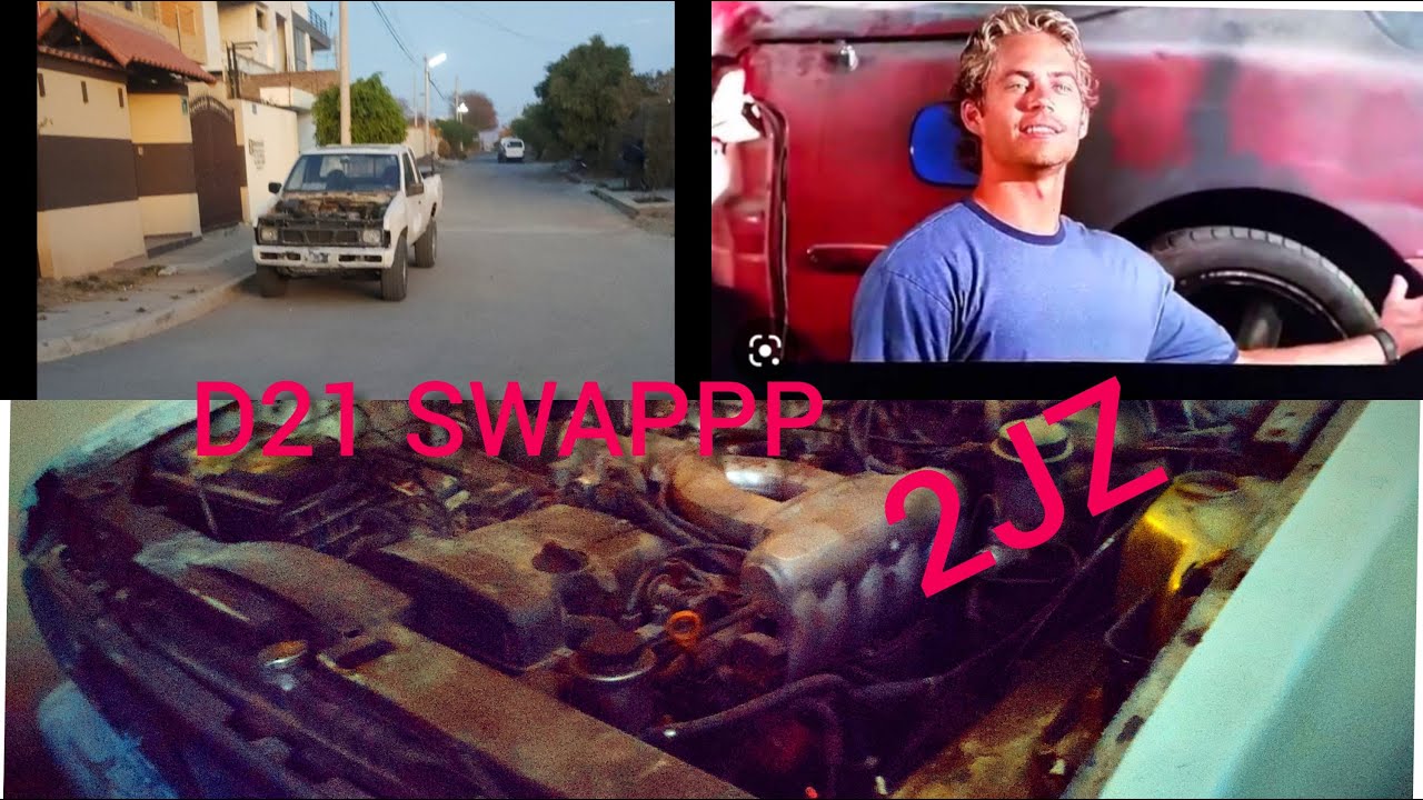nissan d21 hardbody 2jz - YouTube