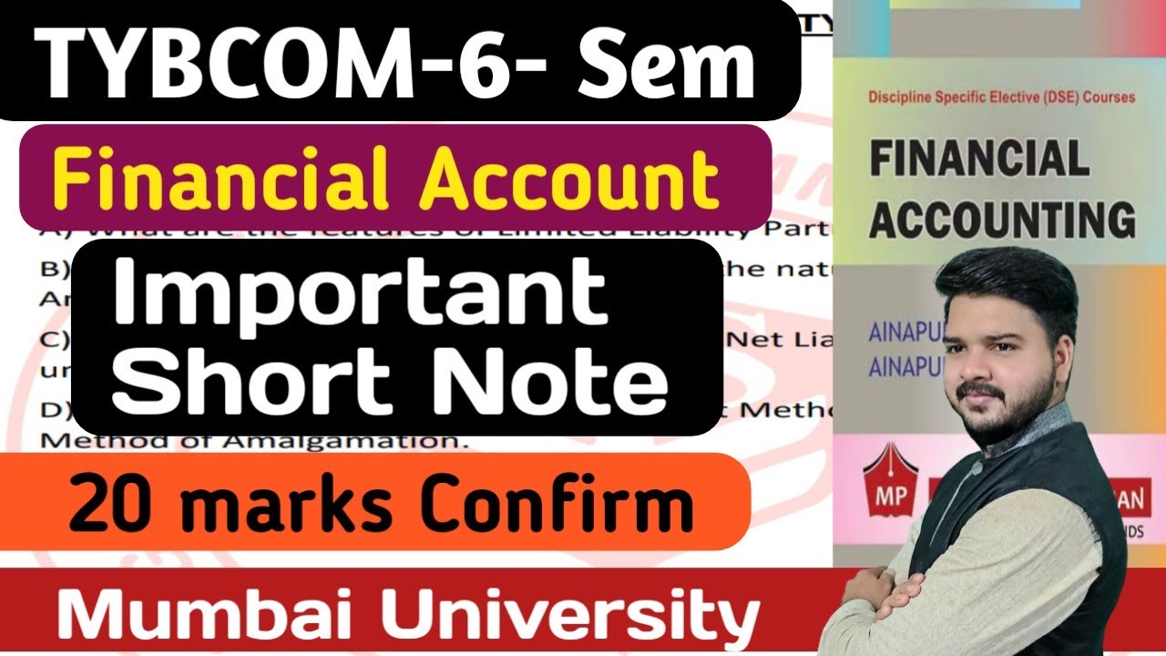 TYBCOM FA Sem 6 | Important Theory Questions | Short note Important ...
