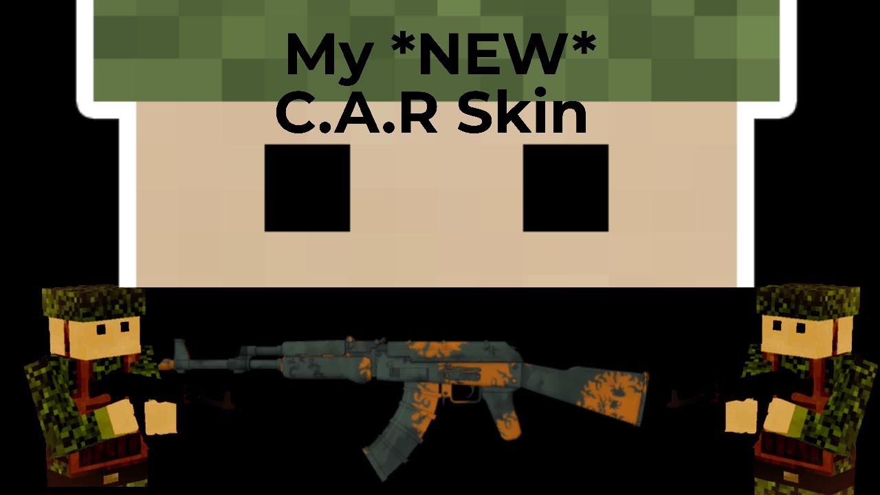 Voxiom | My *NEW* C.A.R Skin (Combat Assault Rifle) Ancient Power - YouTube