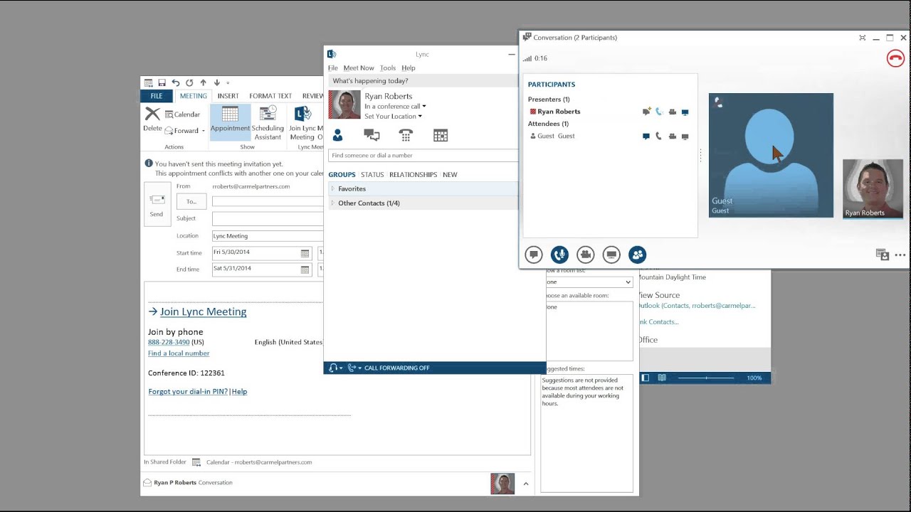 Lync Meeting Video - YouTube