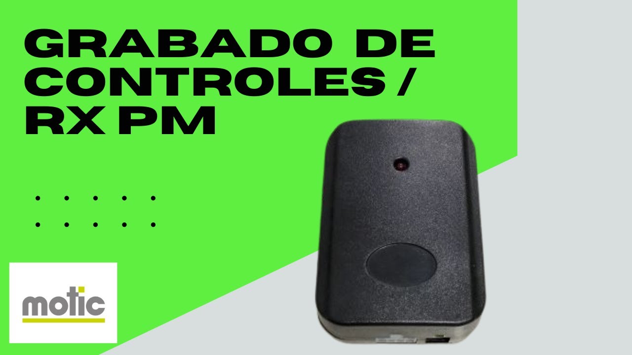 Configuración Control Remoto - RX PM - YouTube