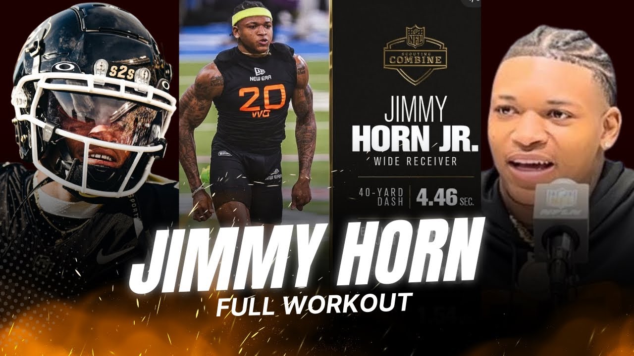 Jimmy Horn Jr RUNS INSANE 40-Yard Dash at NFL Combine! Colorado WR’s ...
