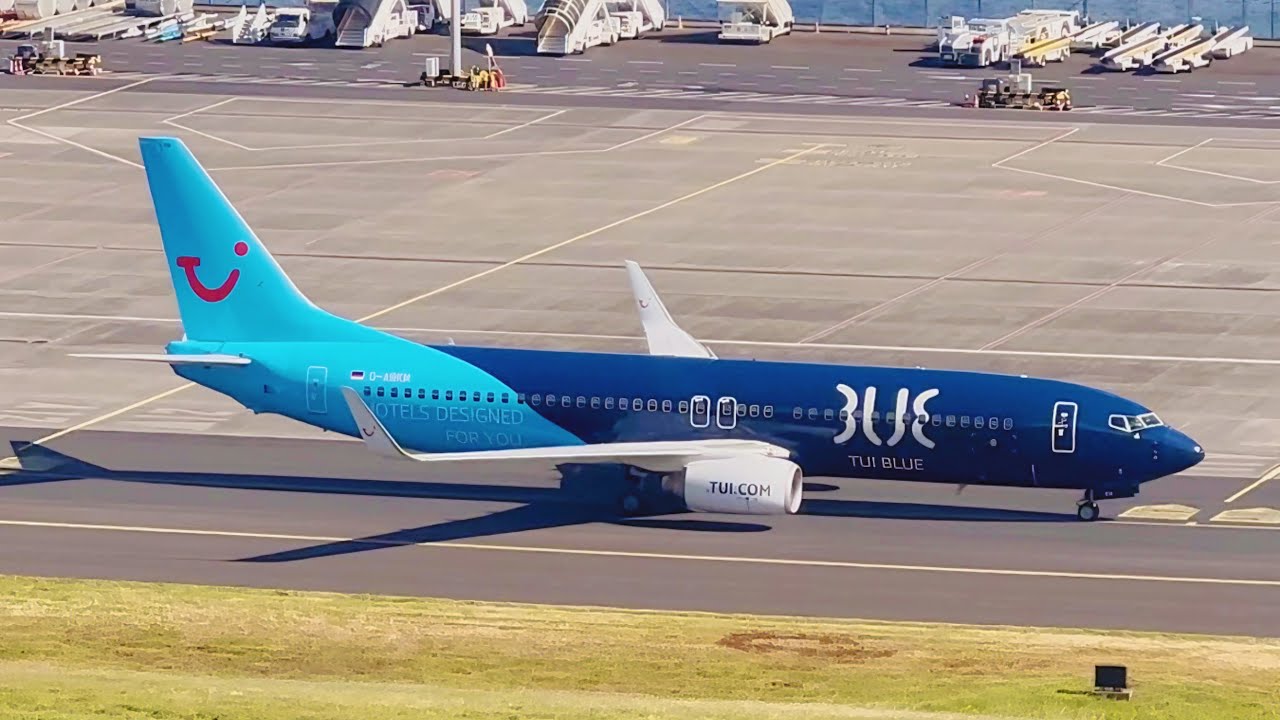 BEAUTIFUL TUI BOEING 737-800 TUI BLUE LIVERY at MADEIRA AIRPORT (FNC ...
