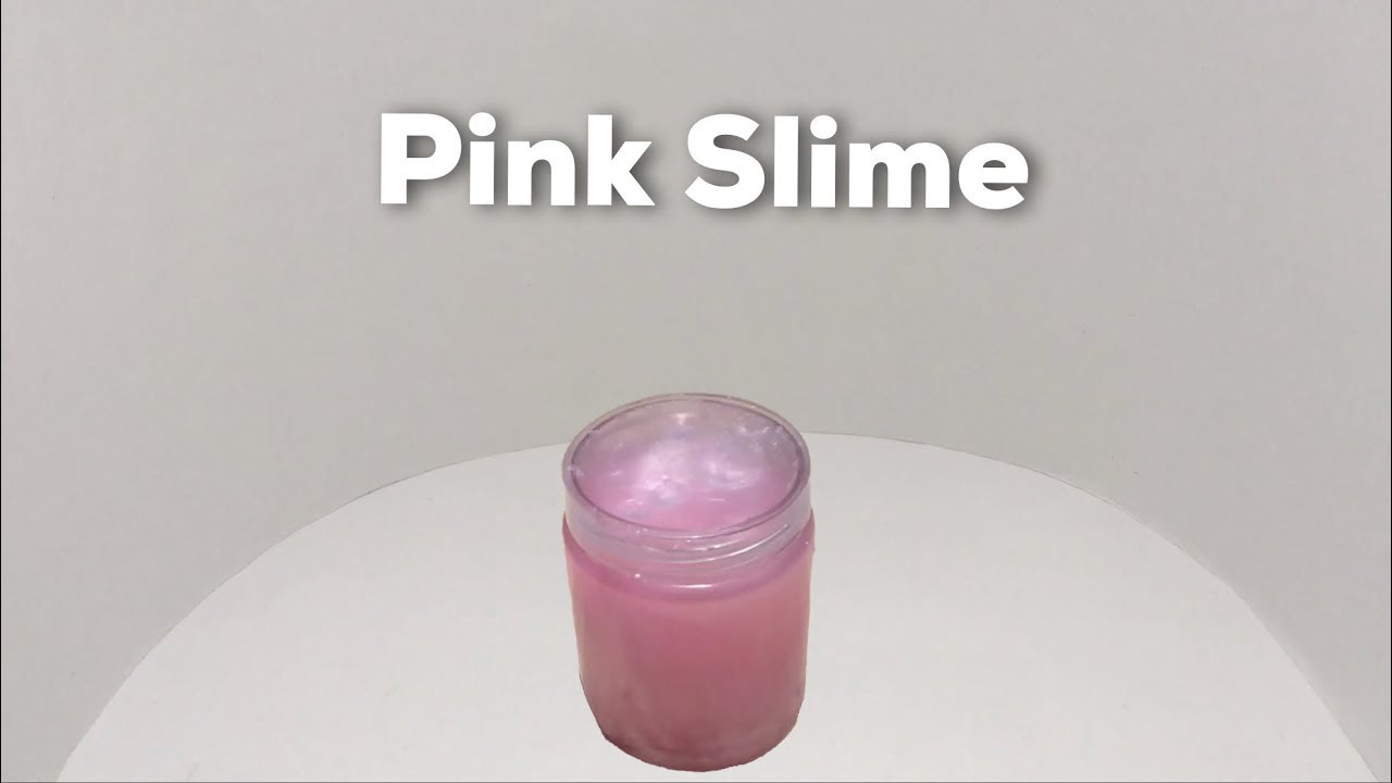 Shiny Pink Slime - YouTube