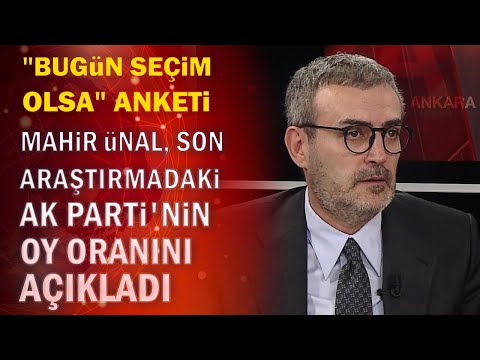 Mahir Ünal, AK Parti'nin son oy oranını CNN TÜRK'te açıkladı | Özel Röportaj - 28.01.2021