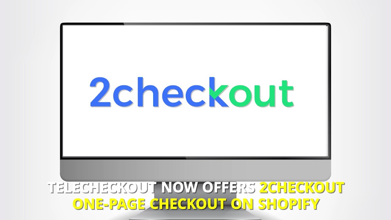 2checkout One Page Checkout now on Shopify with TeleCheckout! - YouTube