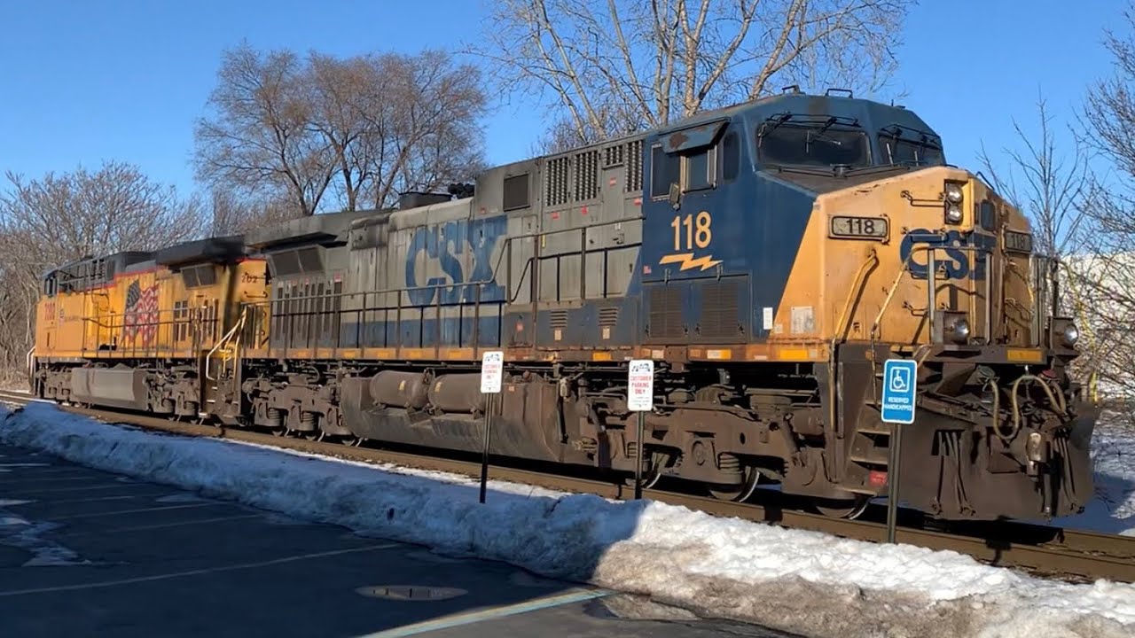 UP/CSX Duo on Sterling Secondary! - YouTube