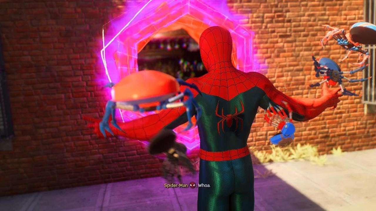 Marvel's Spider-Man 2 Hidden Scene Spider-Bots - YouTube