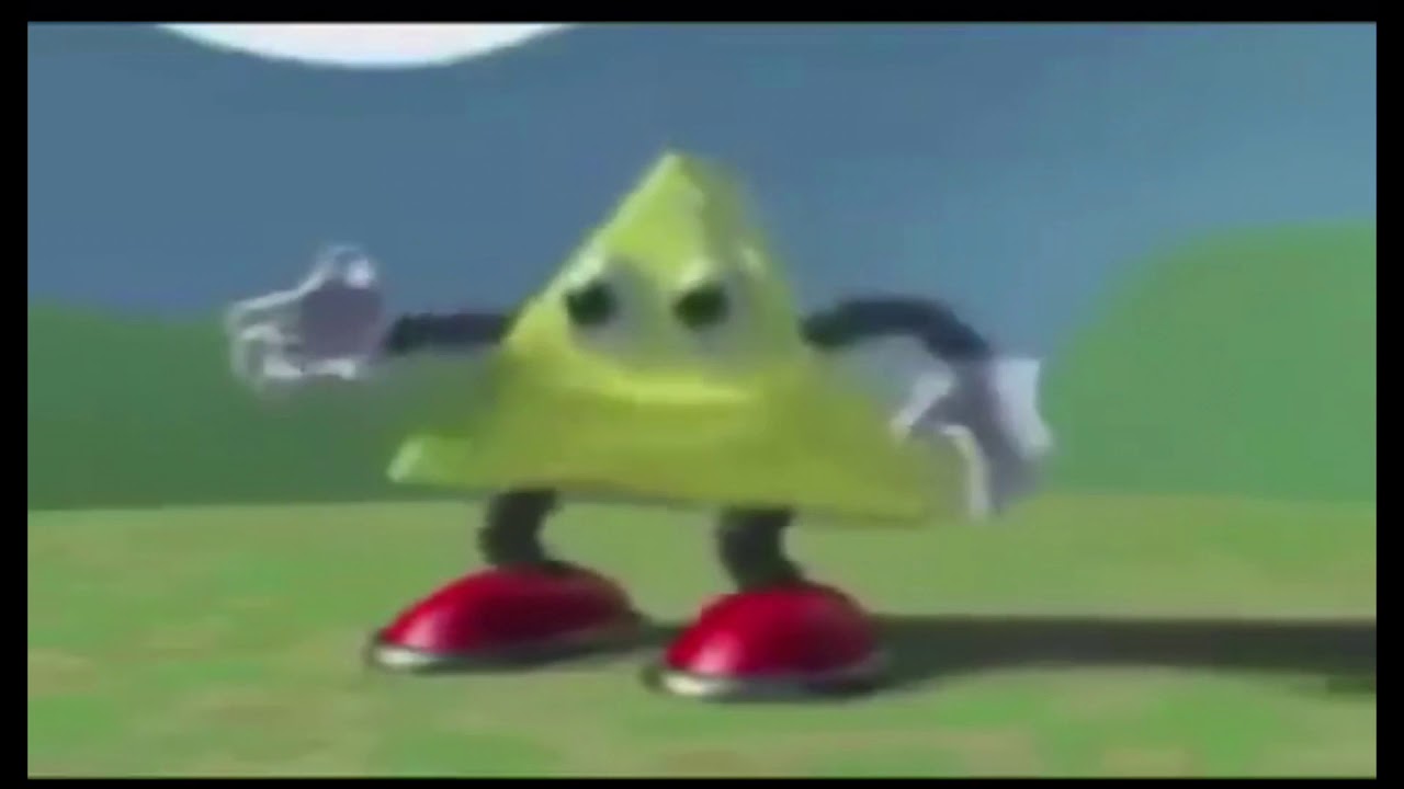 Yellow Triangle dances to Jeopardy. - YouTube