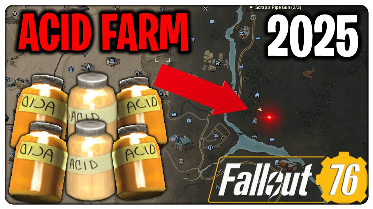 How To Get Ton of Acid Easy in Fallout 76! BEST FARM - YouTube