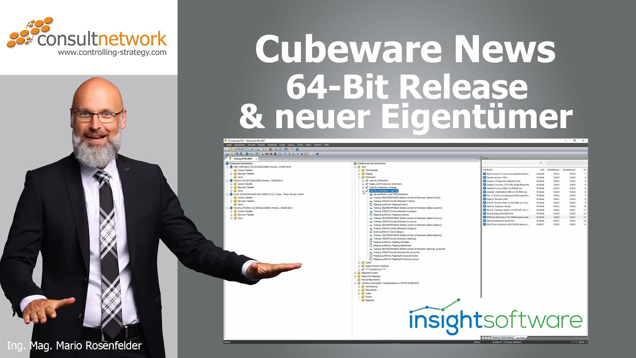 Cubeware News rund um das 64-Bit Release & den neuen Eigentümer - YouTube