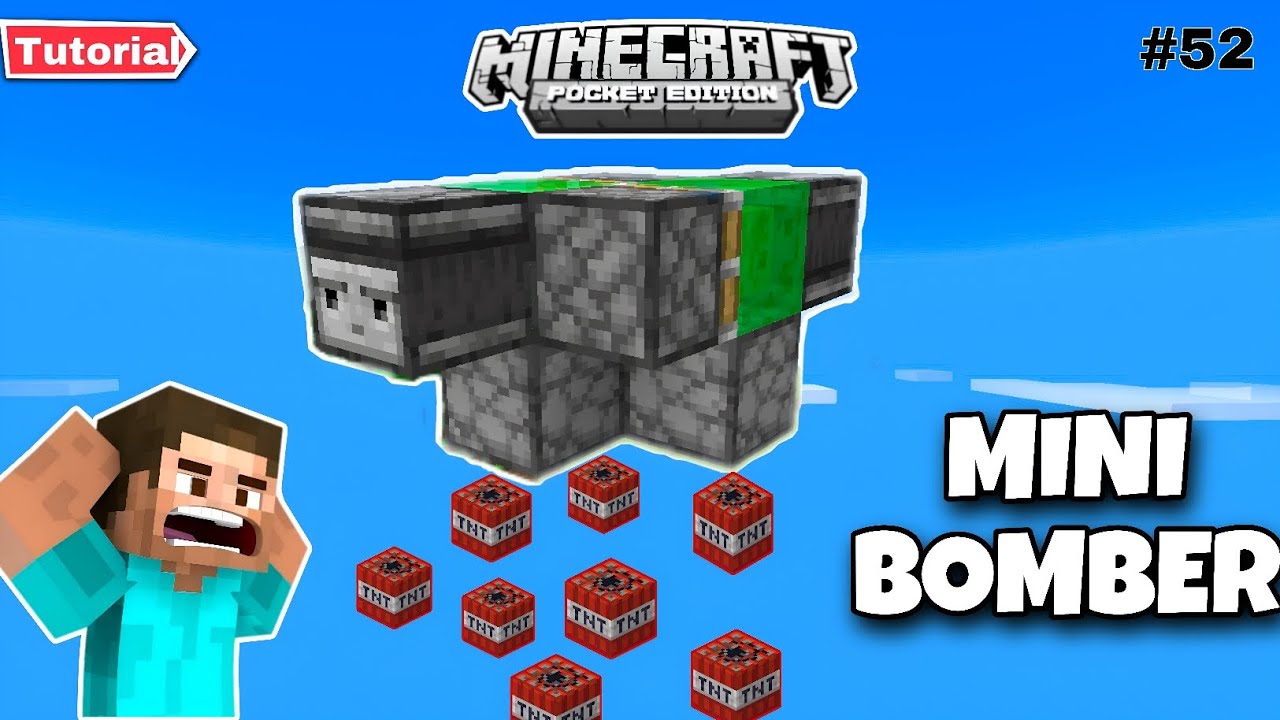 😱HOW TO MADE A MINI BOMBER IN MINECRAFT 😱 (Hindi) - YouTube