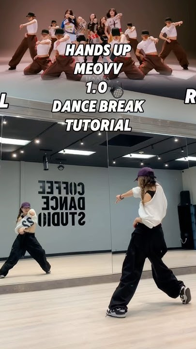 Meovv - Hands up 1.0 dance break tutorial #kpoptutorial #kpop #meovv #handsup - YouTube