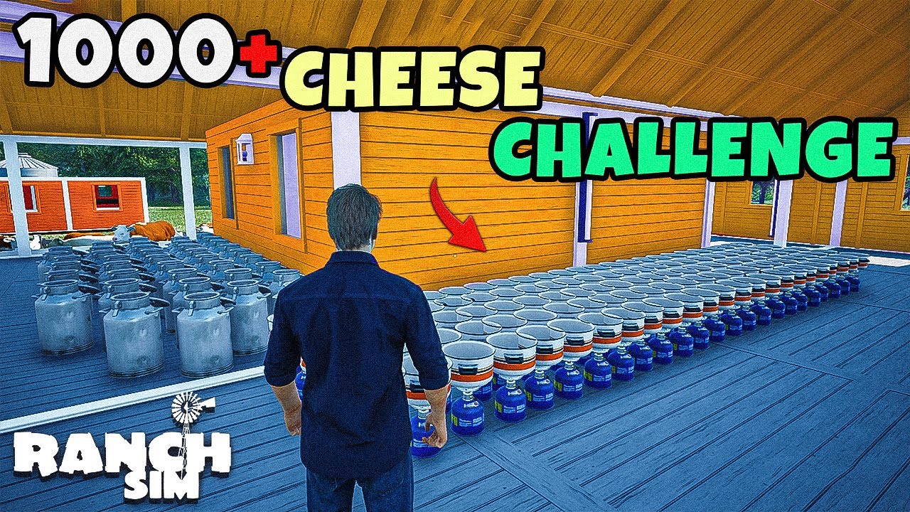 Starting 1000+ Cheese CHALLENGE | Ranch Simulator #40 - YouTube