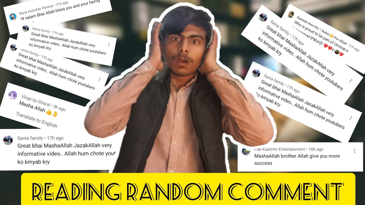 Reading Random Comments On My Videos@DuckyBhai - YouTube