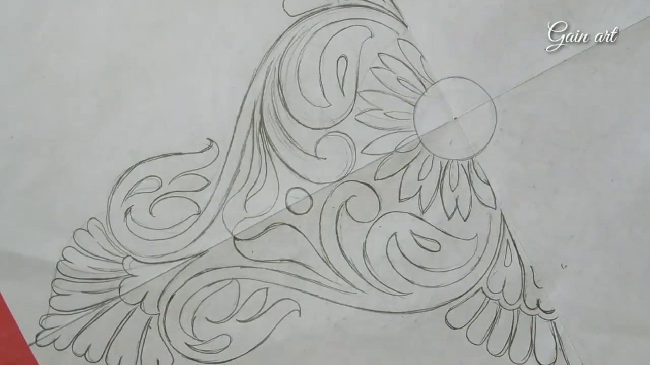 how to complete a half design - YouTube