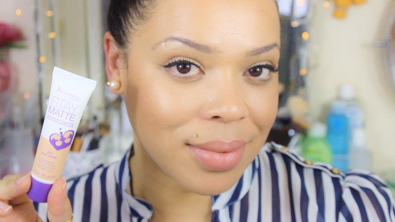 Rimmel Stay Matte Liquid Mousse Foundation - YouTube