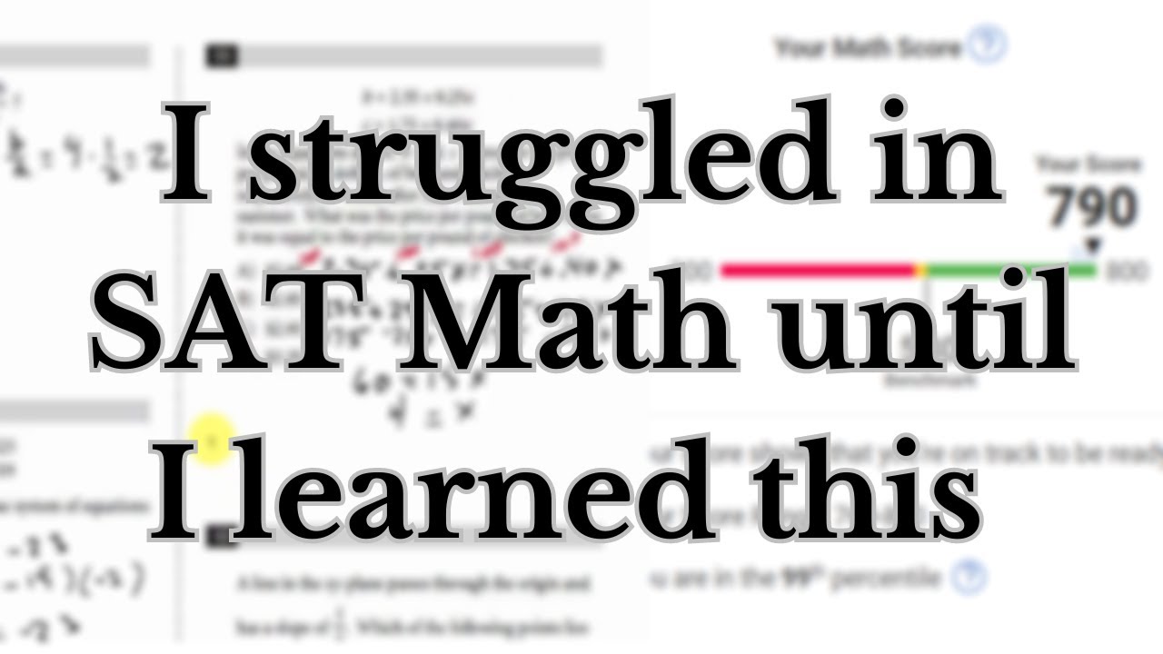 My Learning Strategy for SAT Math 📚 - YouTube