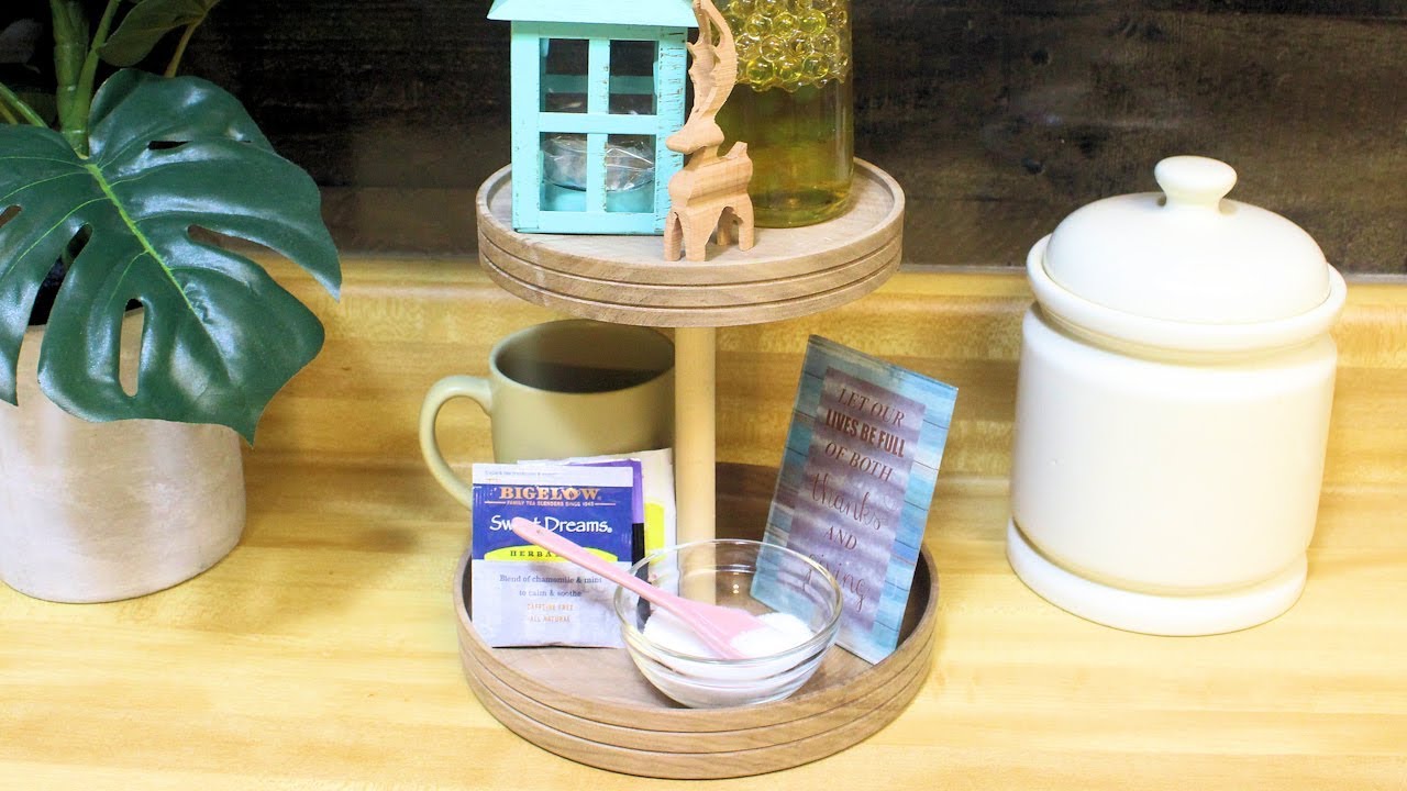 Making a Walnut Tiered Tray From Scrapwood - YouTube