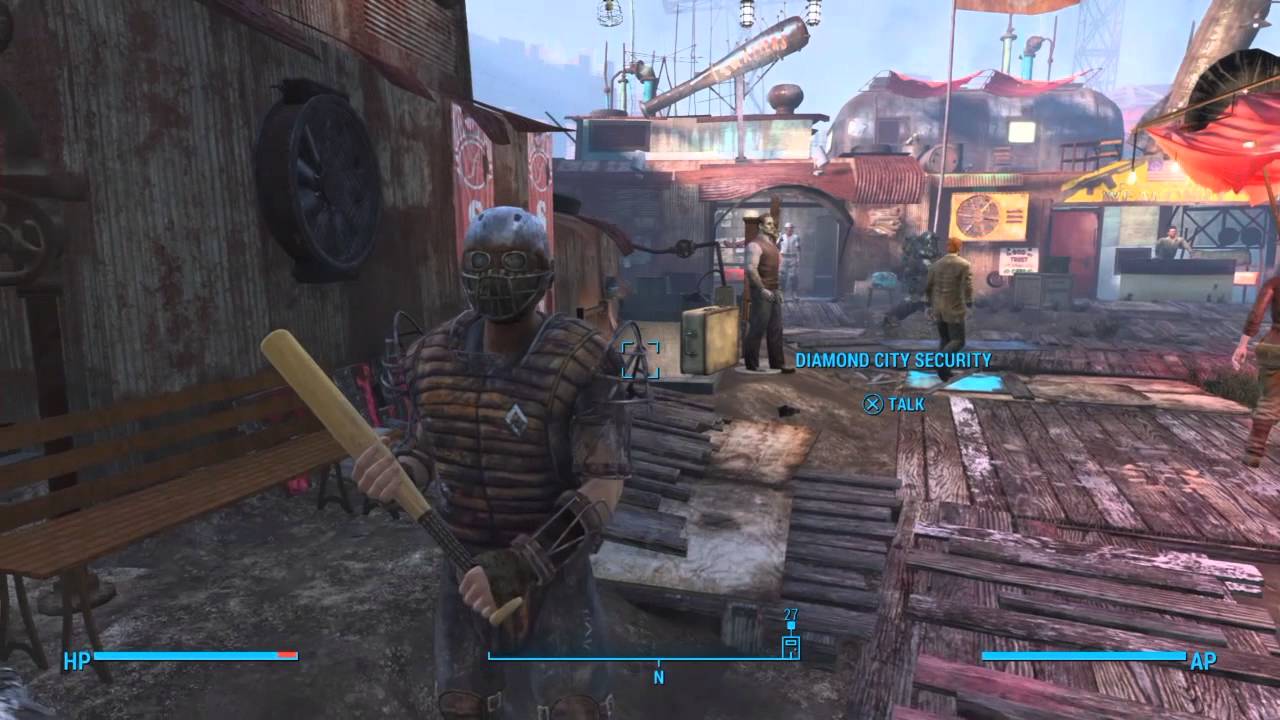 Fallout 4 Diamond City Security Guard STD - YouTube