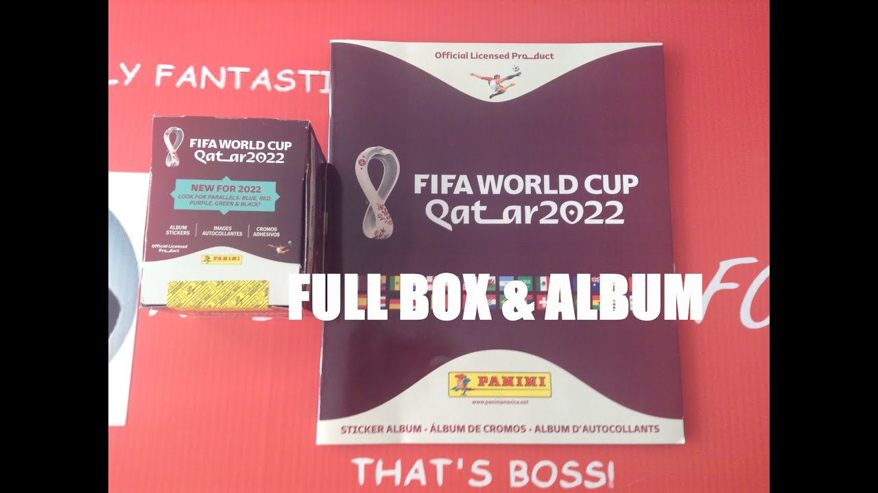 PANINI WORLD CUP STICKERS 2022 ***NORTH AMERICAN VERSION ALBUM & FULL ...