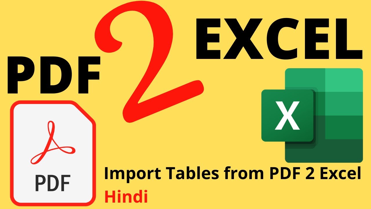 Pdf To Excel Converter Software Free Convert Pdf To Excel 