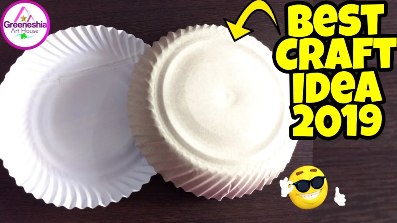 Best out of waste paper plates crafts |Christmas decoration ideas |Easy ...