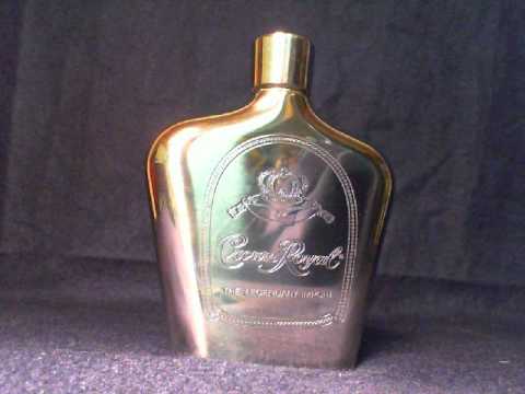 Stainless Steel Crown Royal Inscribed Flask 6 oz. - YouTube