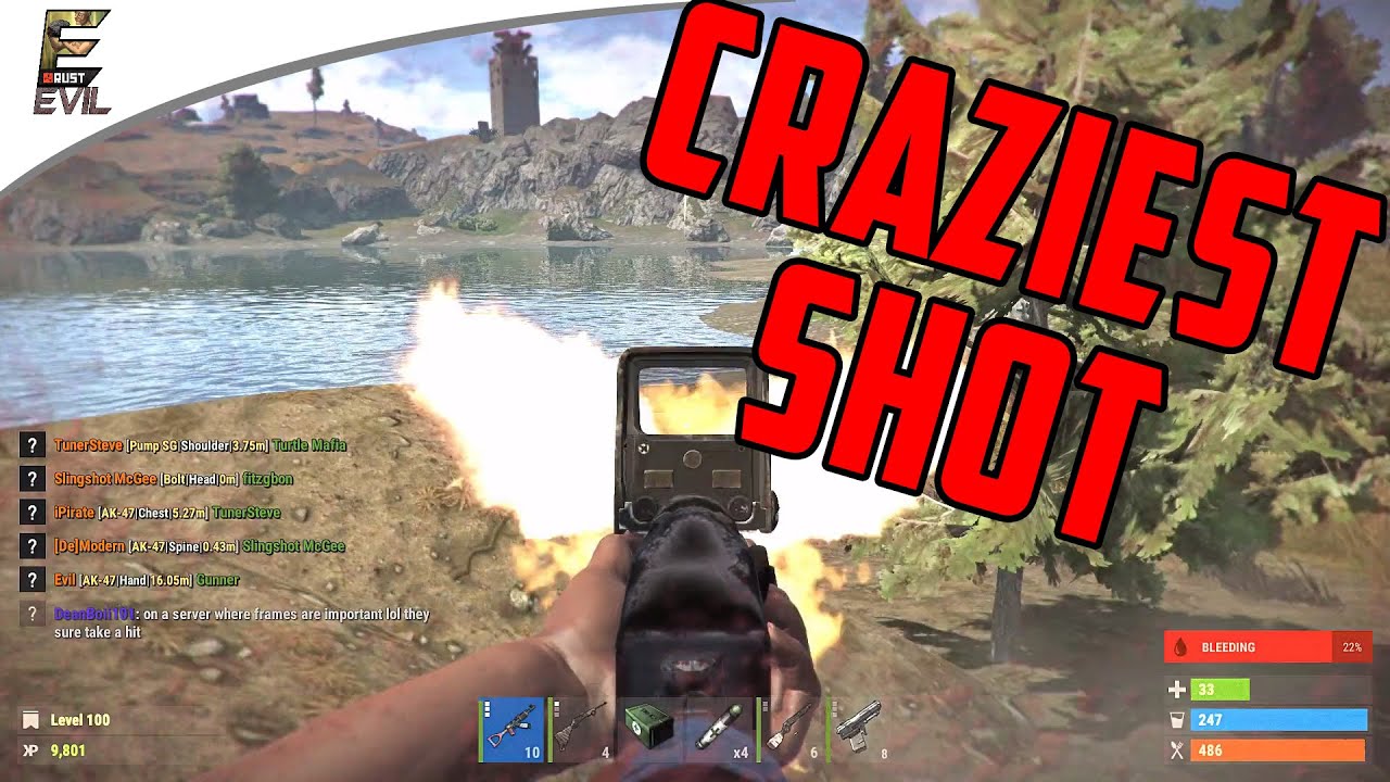 MOST INSANE SHOT - RUST - YouTube