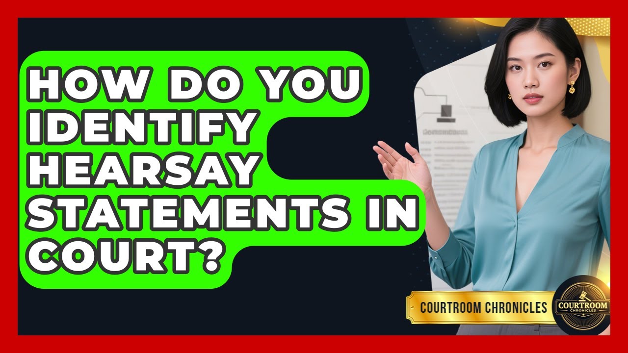 How Do You Identify Hearsay Statements In Court? - Courtroom Chronicles ...