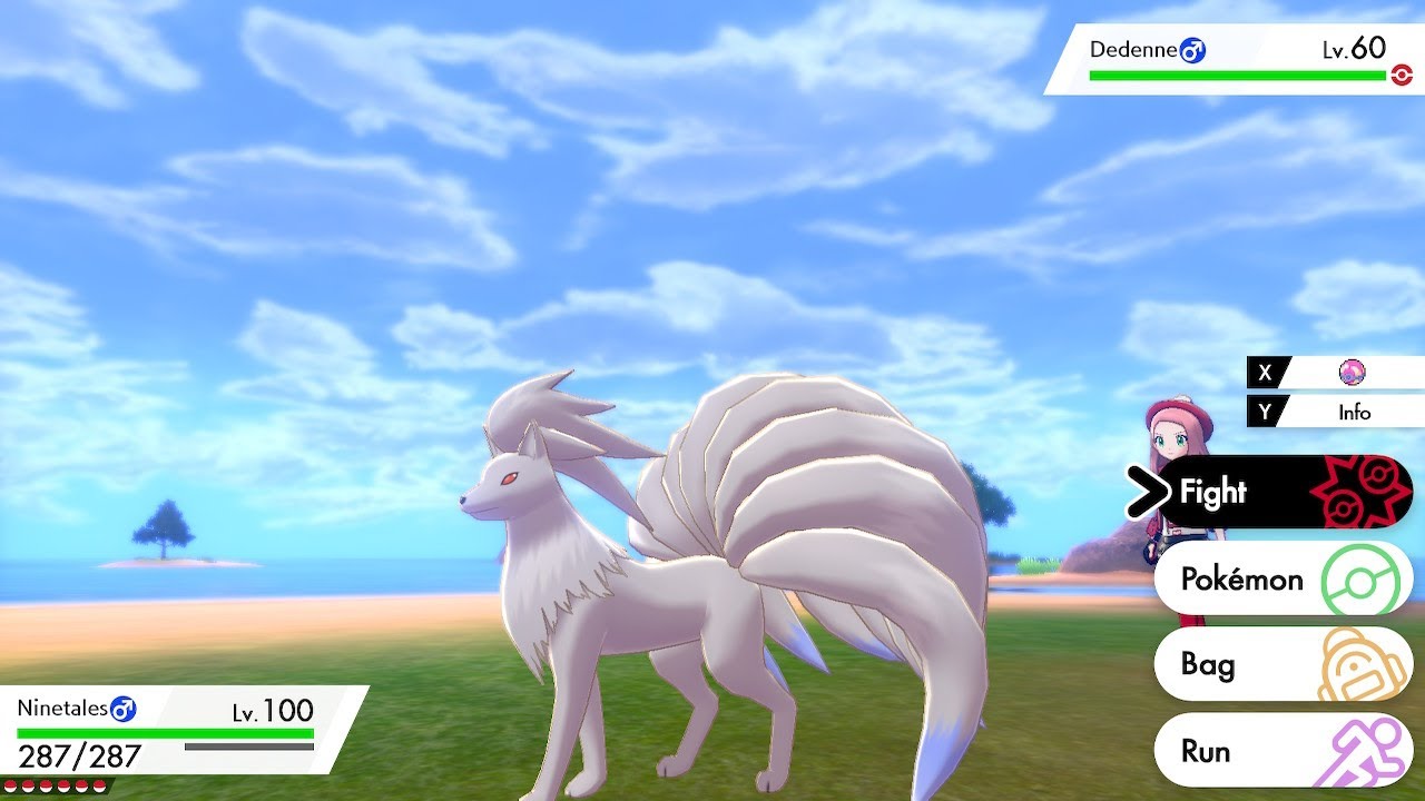 Pokémon Sword - My Ninetales Using Mystical Fire - Nintendo Switch HD ...