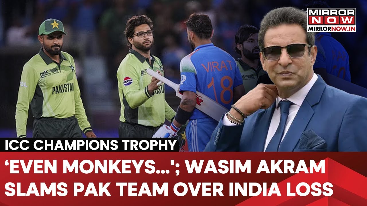 Pakistan Knocked Out Of Champions Trophy 2025, Why Wasim Akram Compared ...