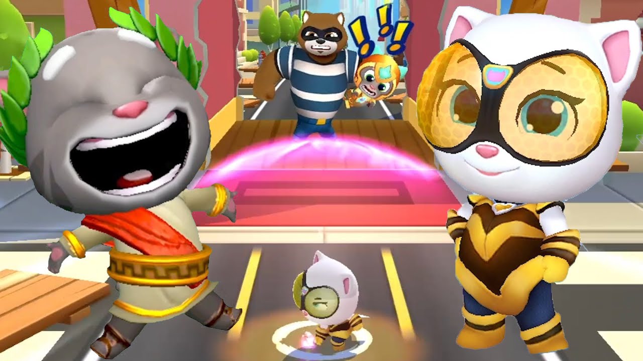 Talking Tom Hero Dash All Characters vs All Special Missions Android ...