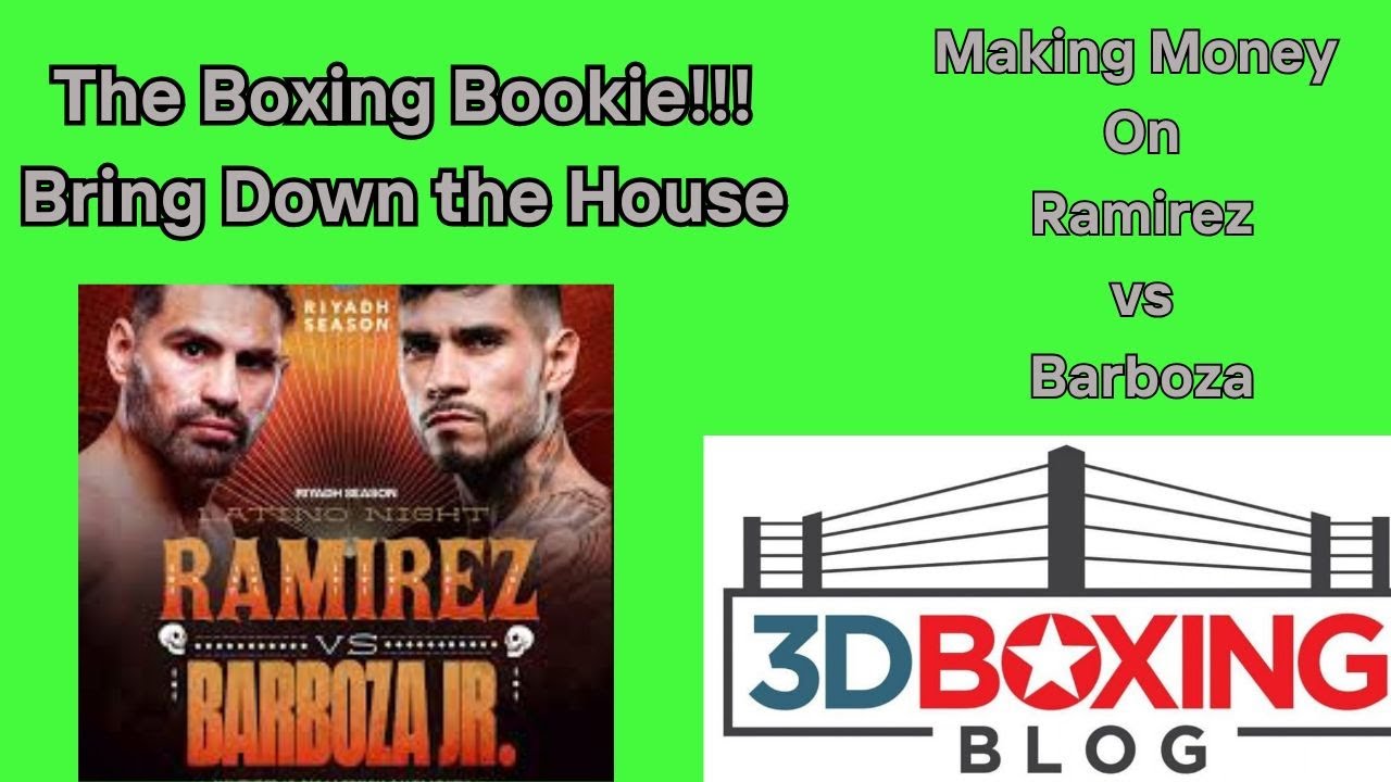 MAKE MONEY W/ the Boxing Bookie on Jose Carlos Ramirez vs Arnold Barboza - YouTube