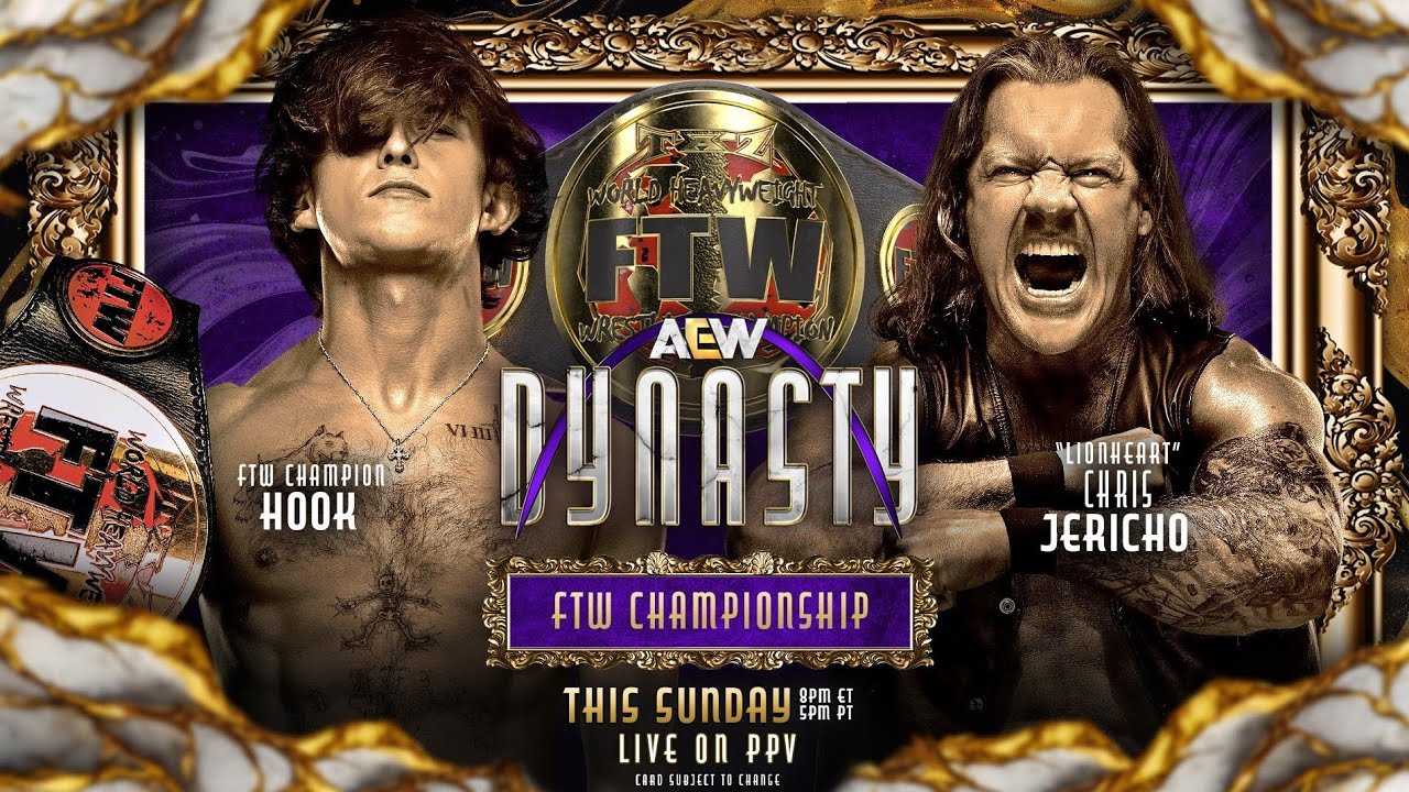 FULL MATCH - Chris Jericho vs. HOOK – FTW Championship Match: AEW ...
