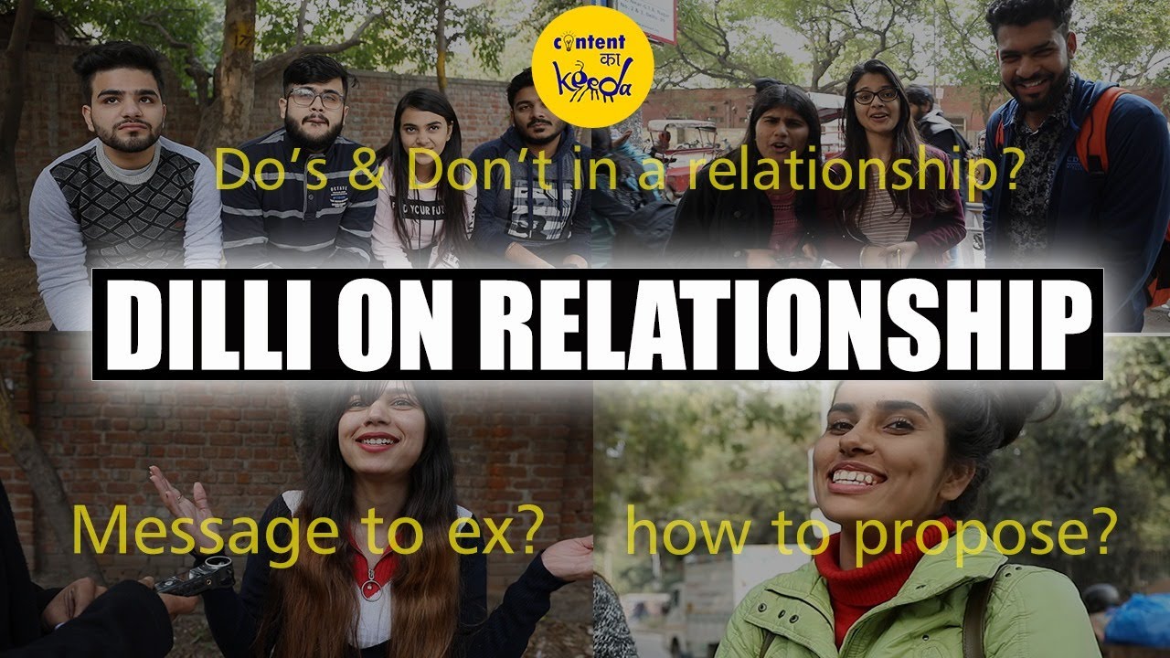 Dilli Talks I What People Think About Relationships I - YouTube