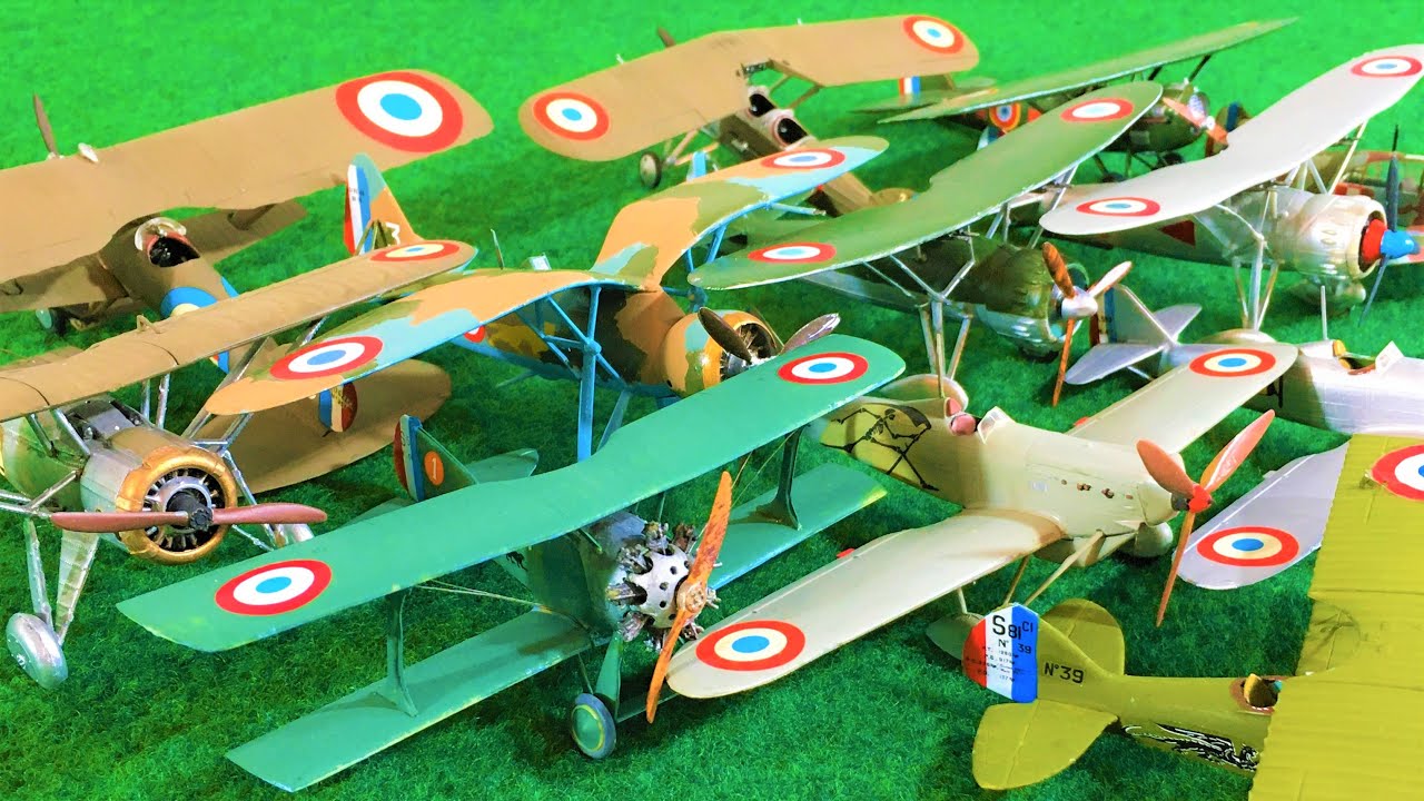 Golden Age French Fighter Planes Model Collection Sound Kit Covers 1/72 ...