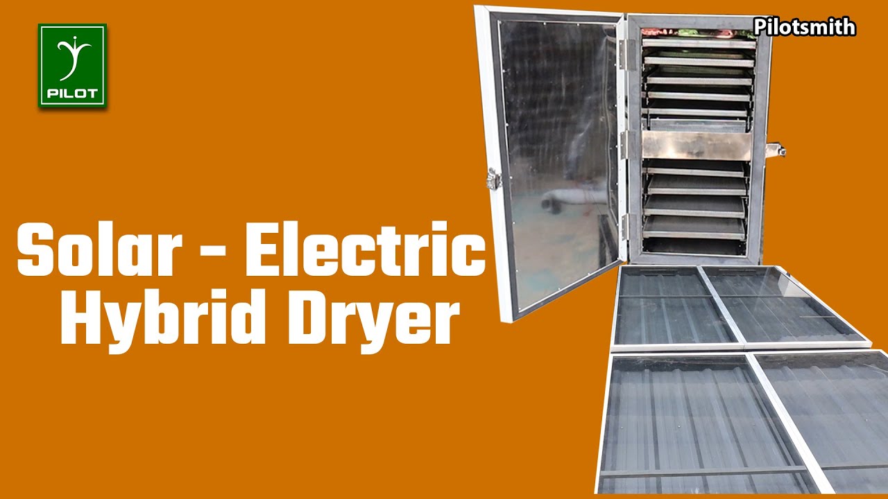 Solar - Electric Hybrid Dryer For Drying Copra, Leaves, Fruits ...