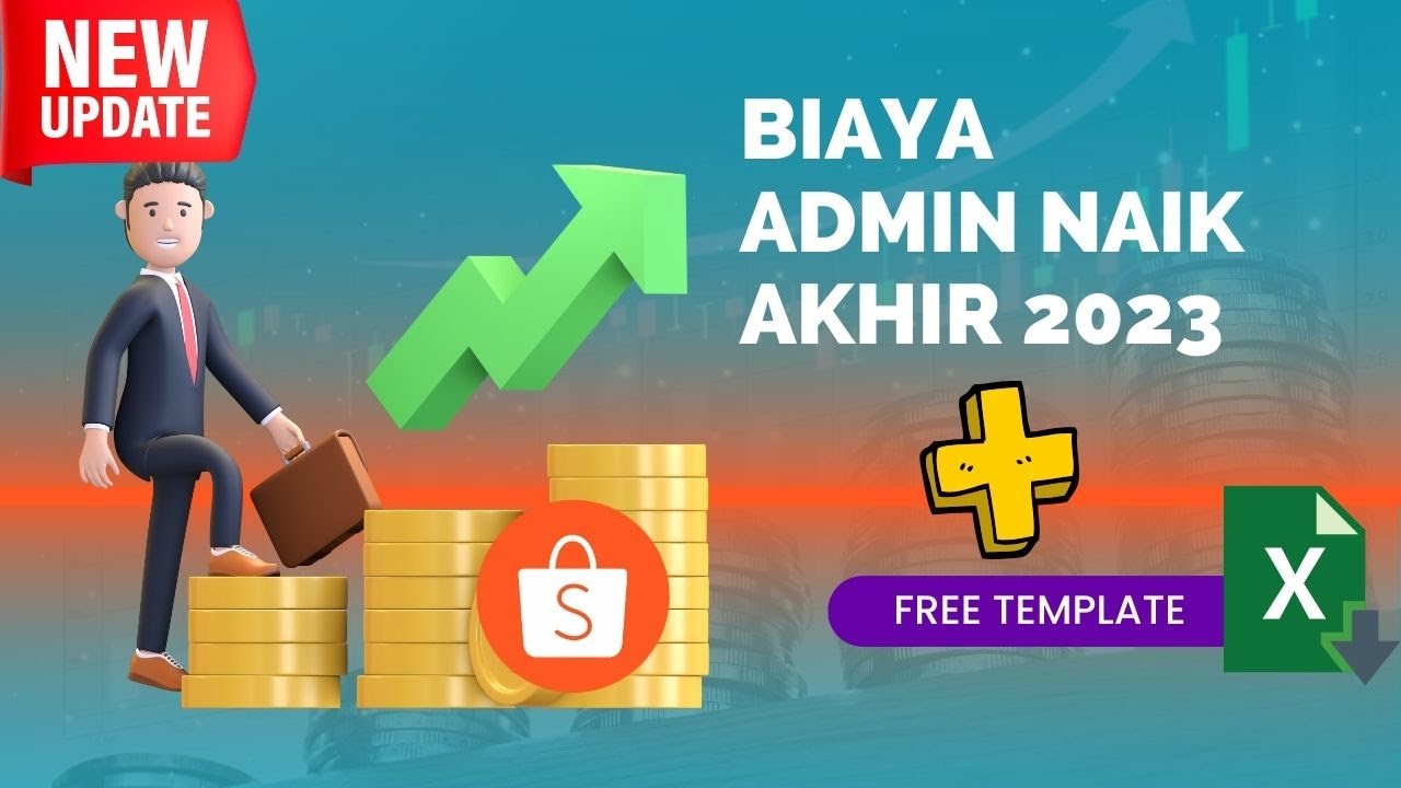 Biaya Admin Seller Shopee Naik Lagi-Begini Htiung+Template Biaya - YouTube