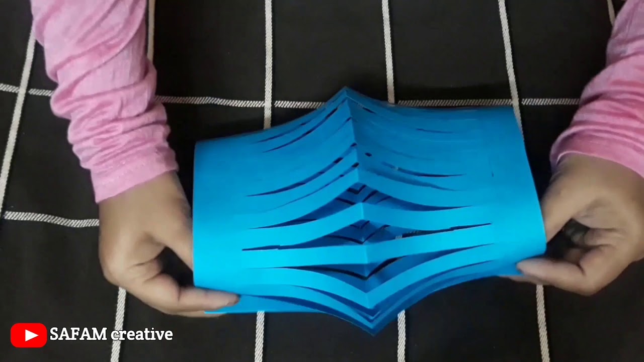 How to make lamp | paper lamp making tutorial | decoretion idea | SAFAM ...