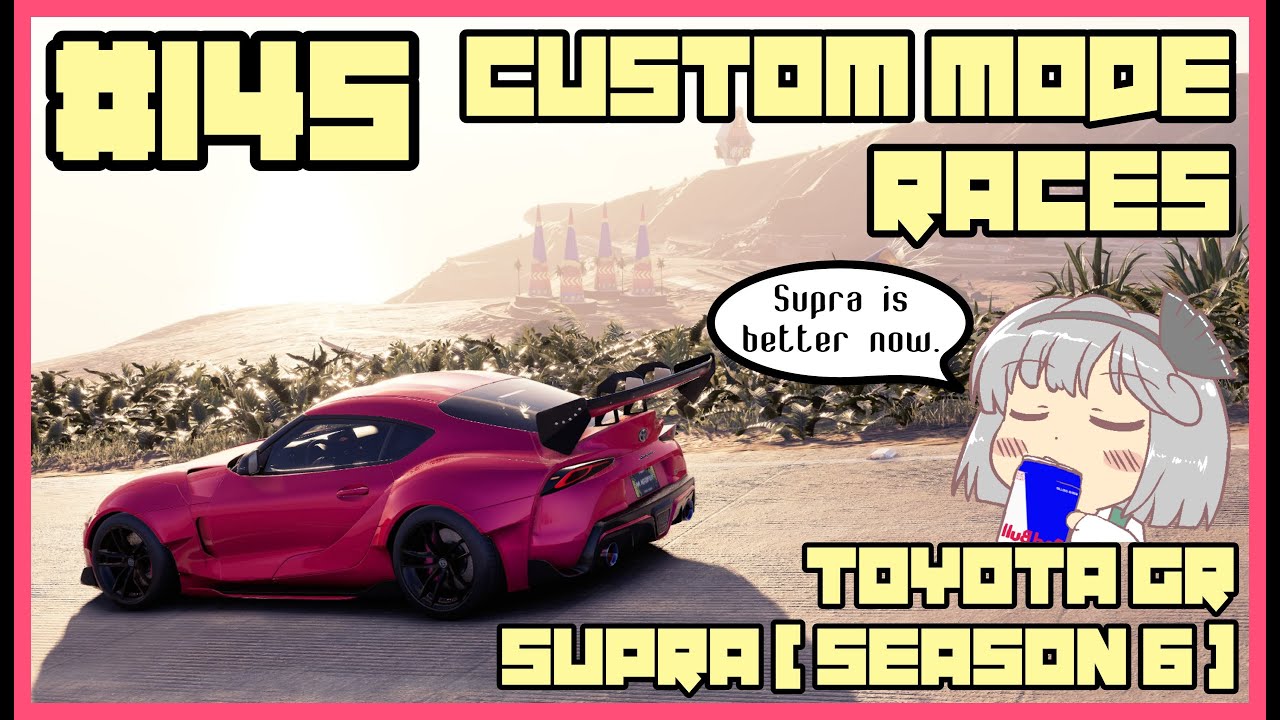 [The Crew: Motorfest] Custom Mode Races | Toyota GR Supra (Season 6 ...