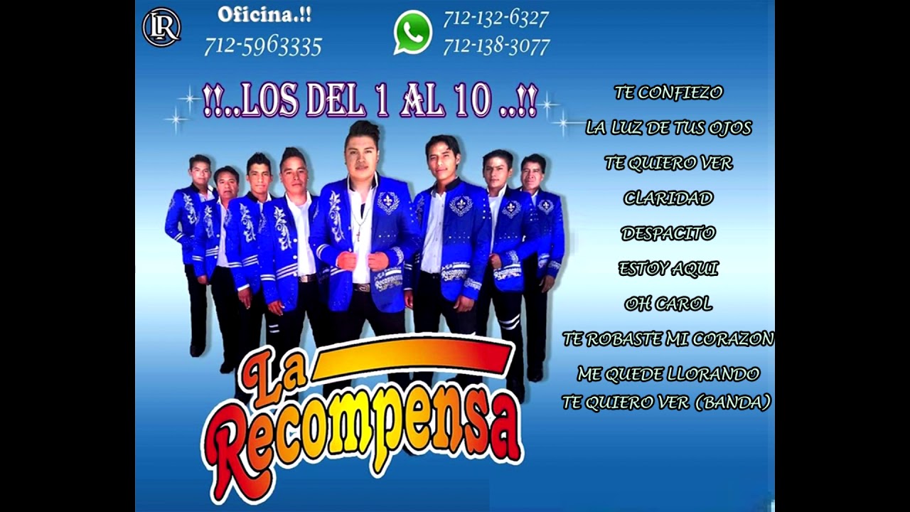 GRUPO LA RECOMPENSA 9.° ALBUM COMPLETO - YouTube