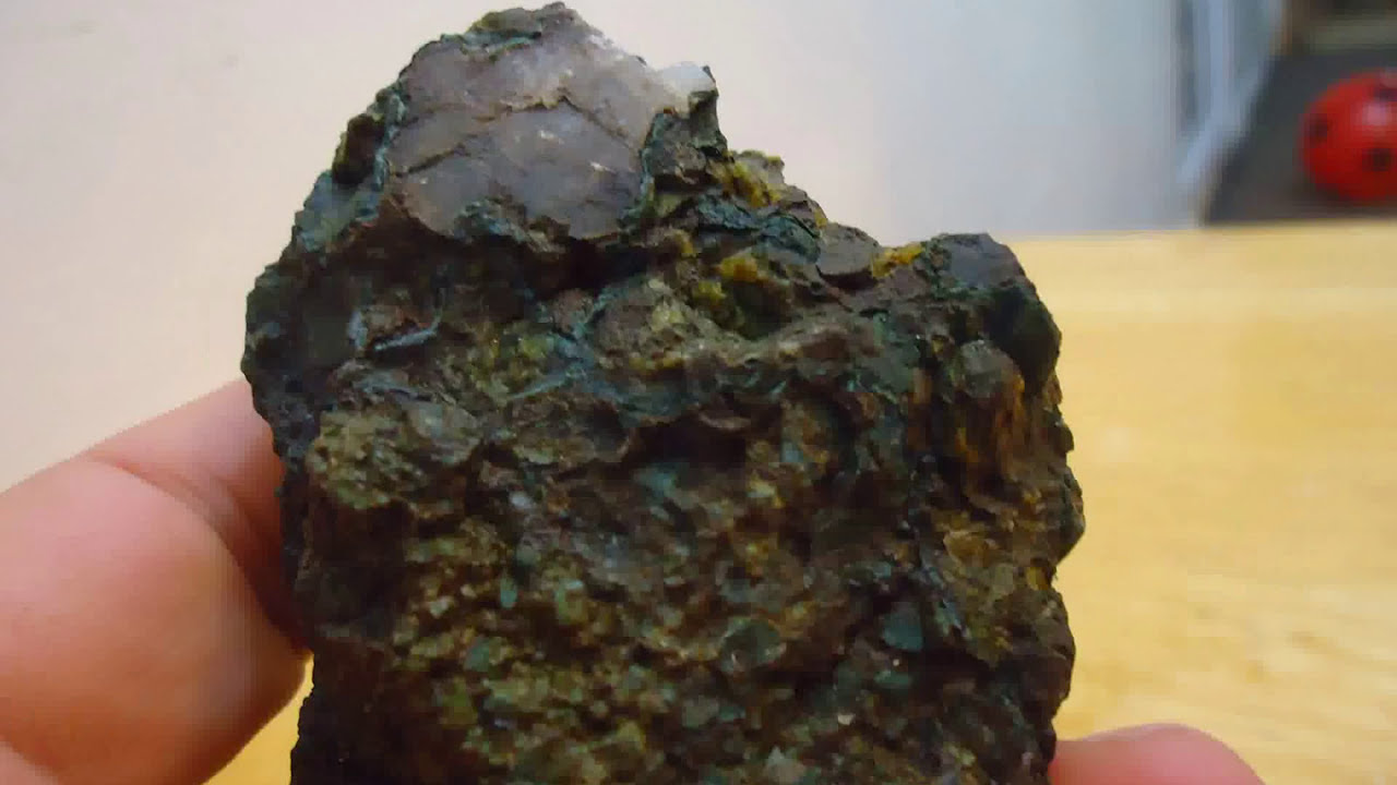 kimberlite with diamonds and a range of gemstones - YouTube