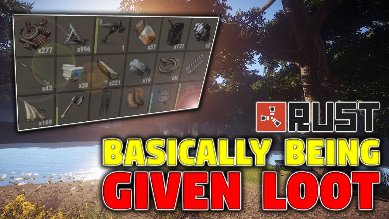Basically being GIVEN LOOT | Rust Solo Survival (Part 2) - YouTube
