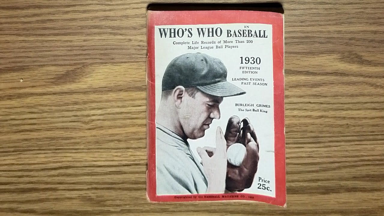 Who's Who in Baseball During the Decade of the 1930's - YouTube