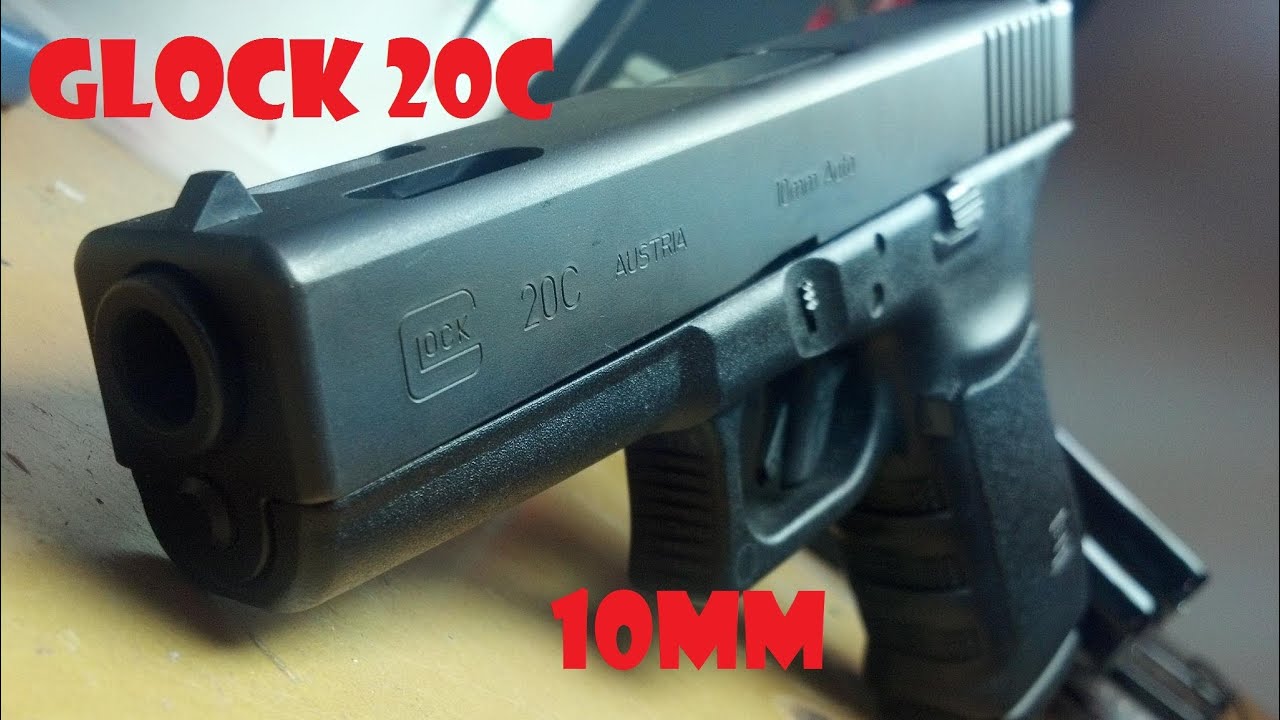 Shooting the Glock 20c 10mm! John's New Hog Hunting Glock! - YouTube
