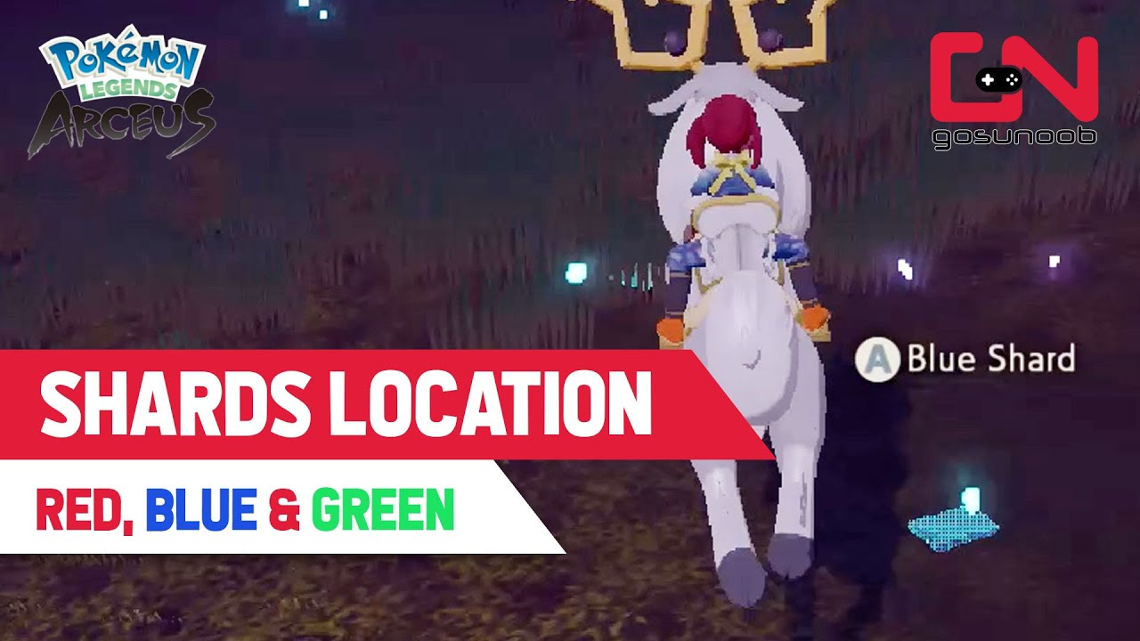 Pokemon Legends: Arceus How to Get RED, BLUE & GREEN SHARDS - YouTube