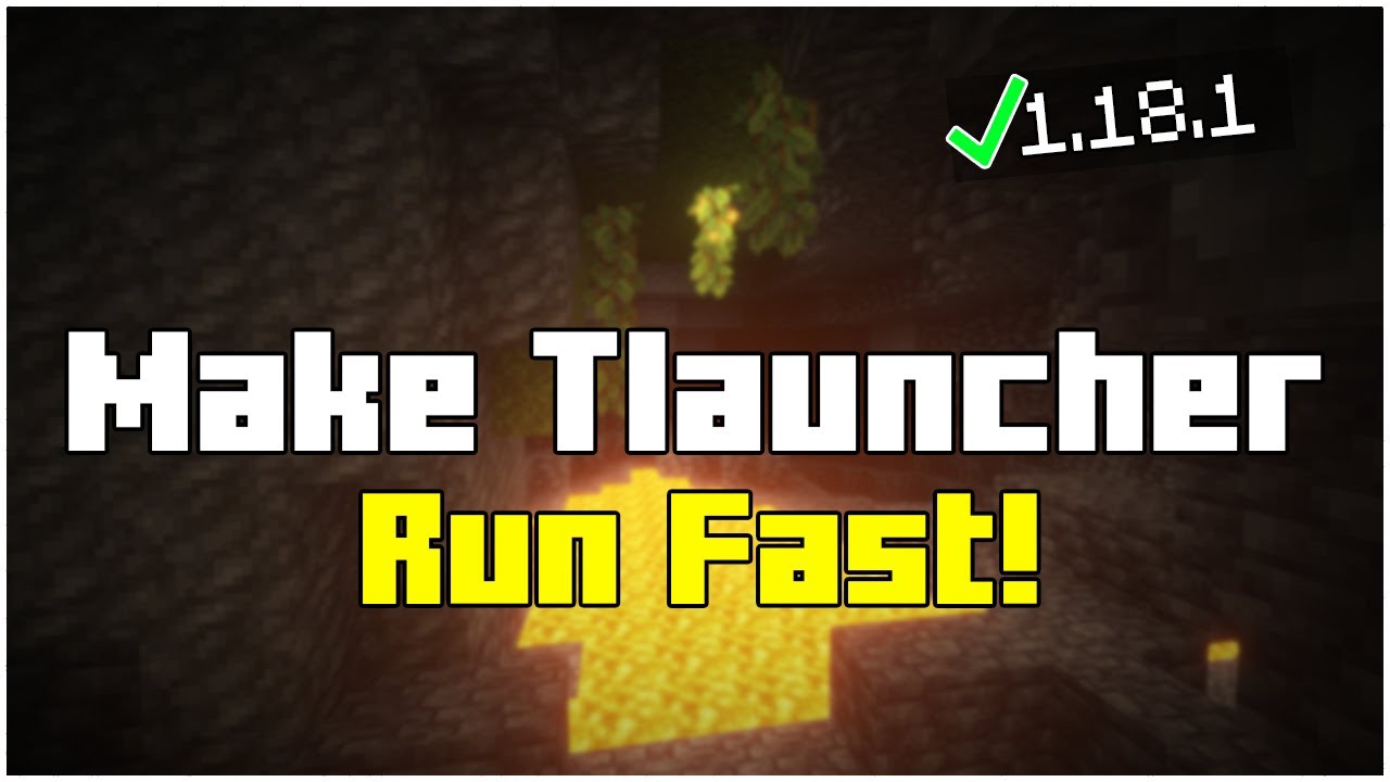 How To Make Tlauncher 1.18.1 Run Fast with No Lag! - YouTube