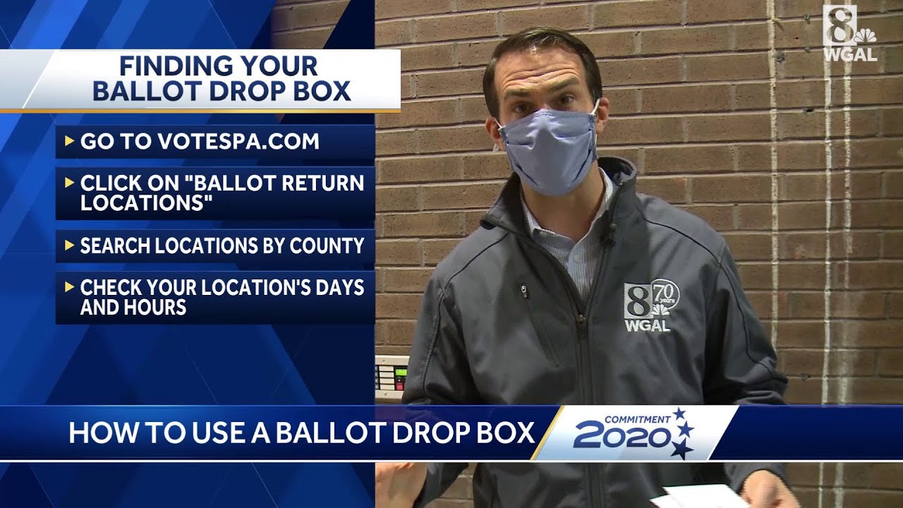 Voter guide: How to use a ballot drop box - YouTube