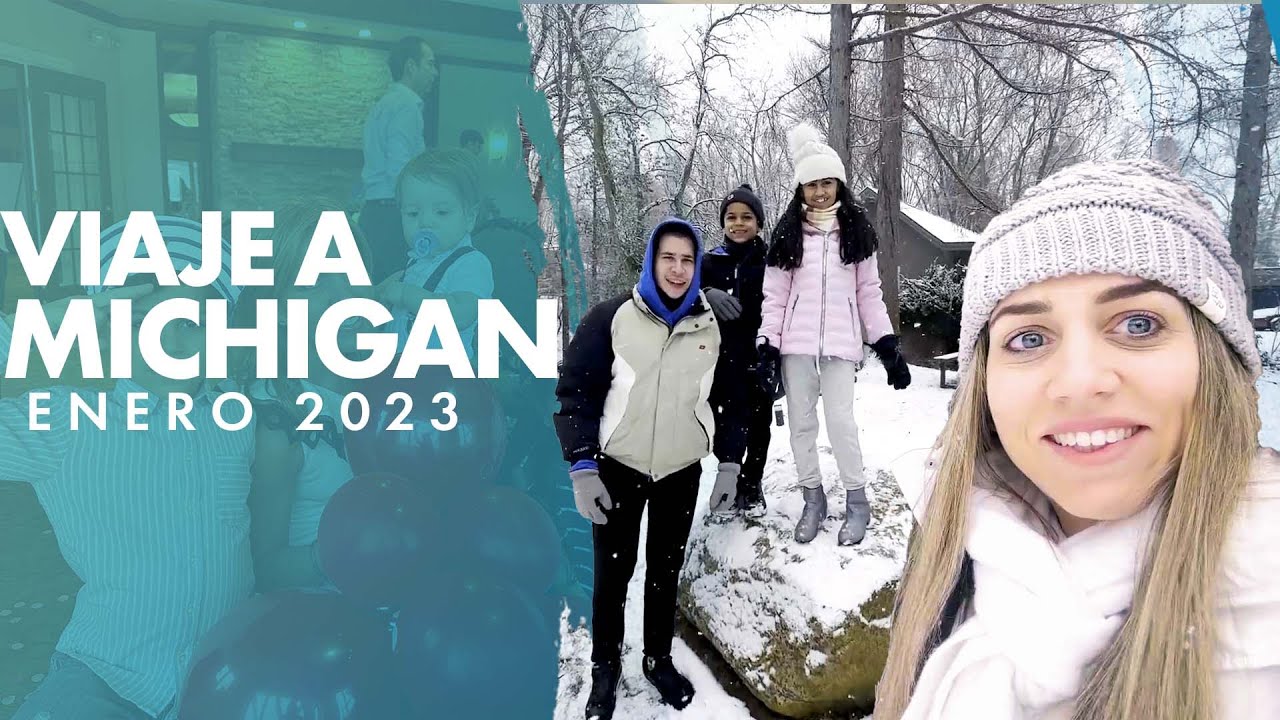 Visitando Michigan🏂 | Disfrutando de la Nieve ️ en Familia 👨‍👩‍👧‍👦 2023 ...